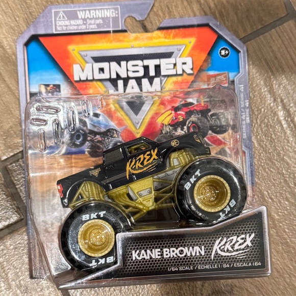 Monster Jam | Toys | Monster Jam Series 4 Kane Brown K Rex 225 Monster ...